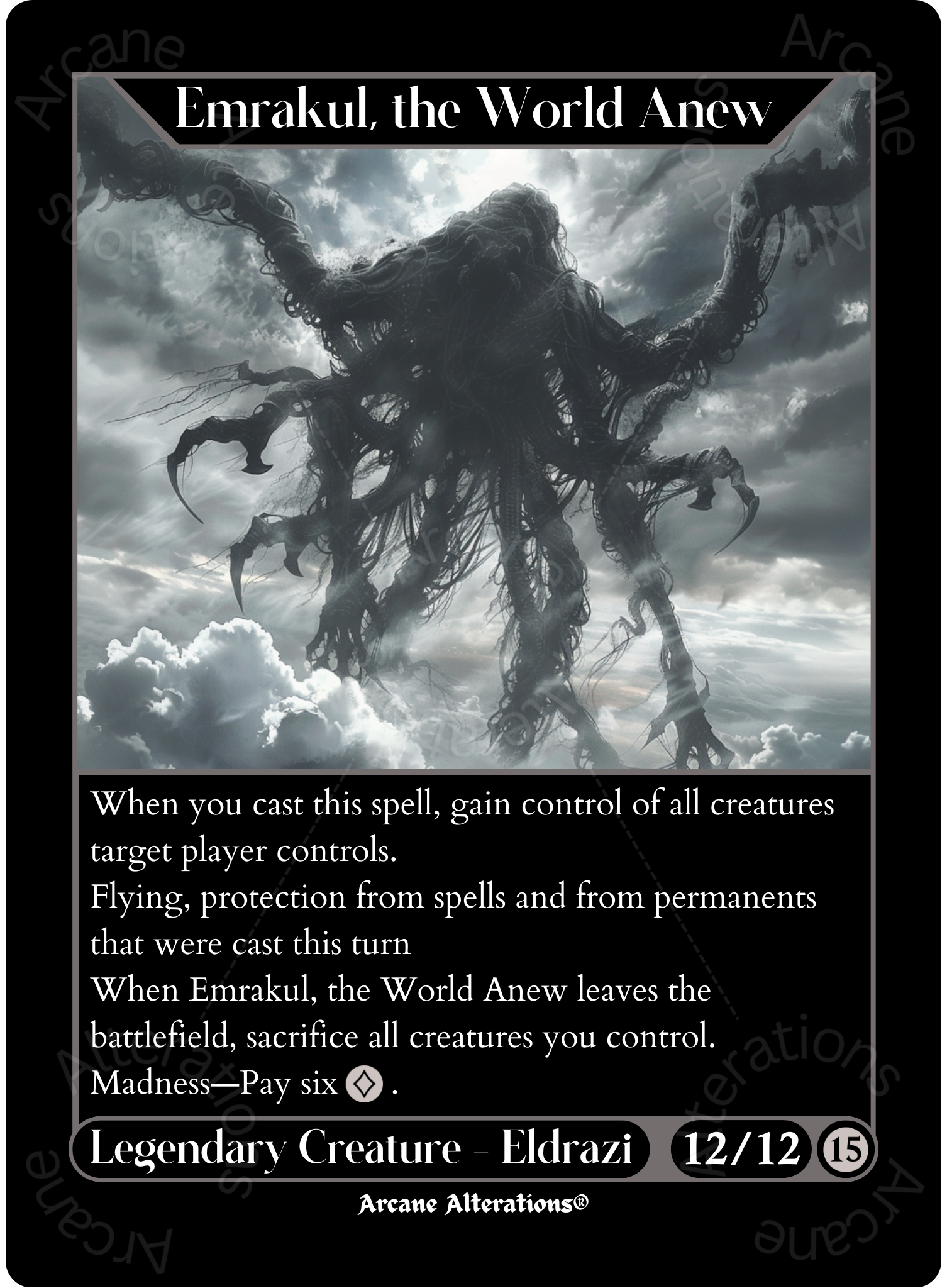 Emrakul, the World Anew - High Quality Altered Art Custom Proxy Cards – Arcane Alterations