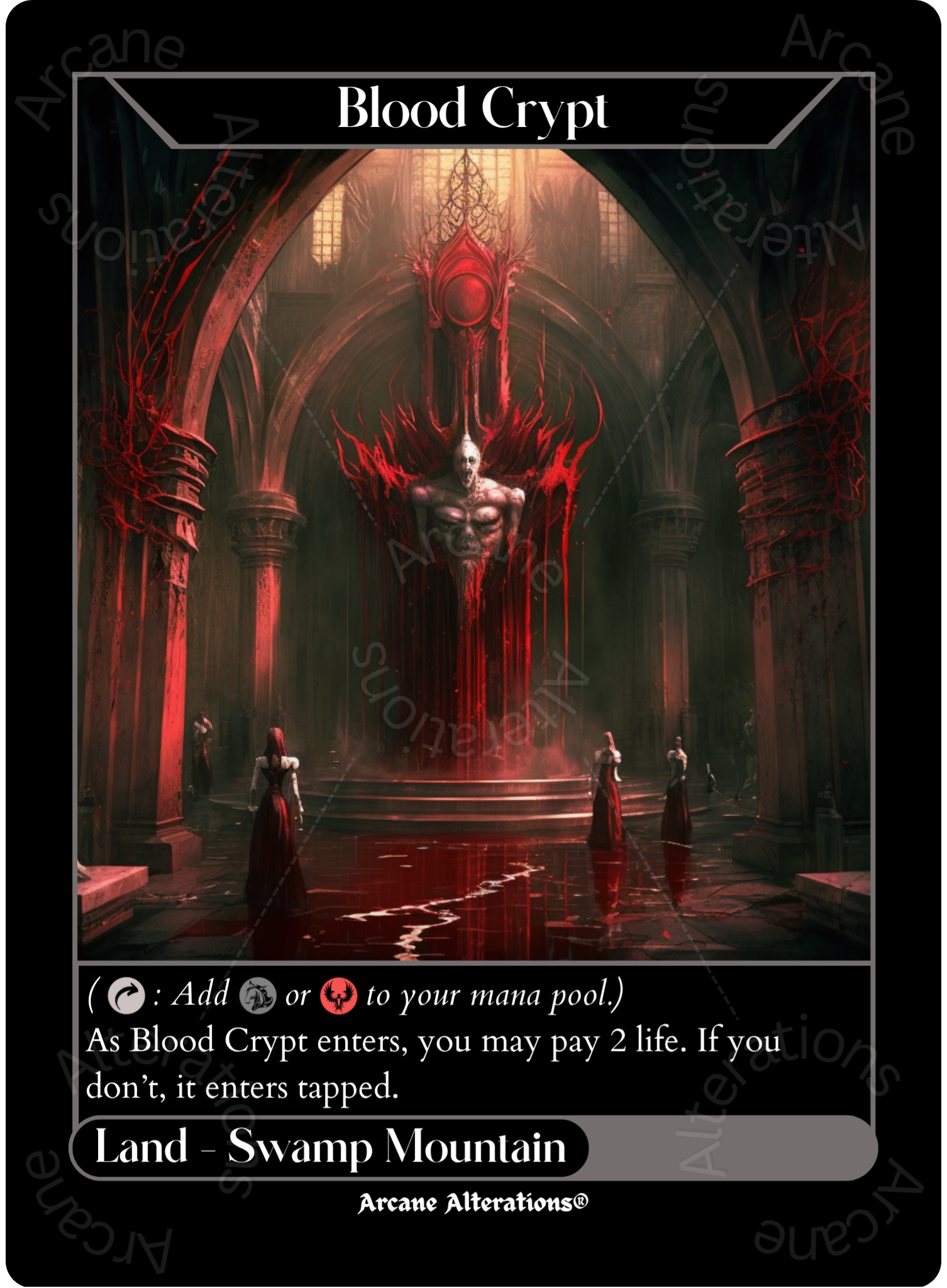 Blood Crypt - High Quality Altered Art Custom Proxy Cards – Arcane ...