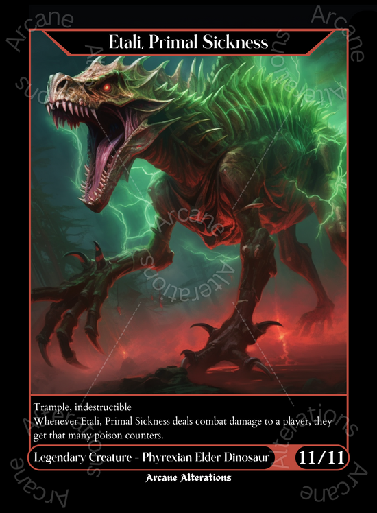 Etali, Primal Conqueror - High Quality Altered Art Custom Proxy Cards ...