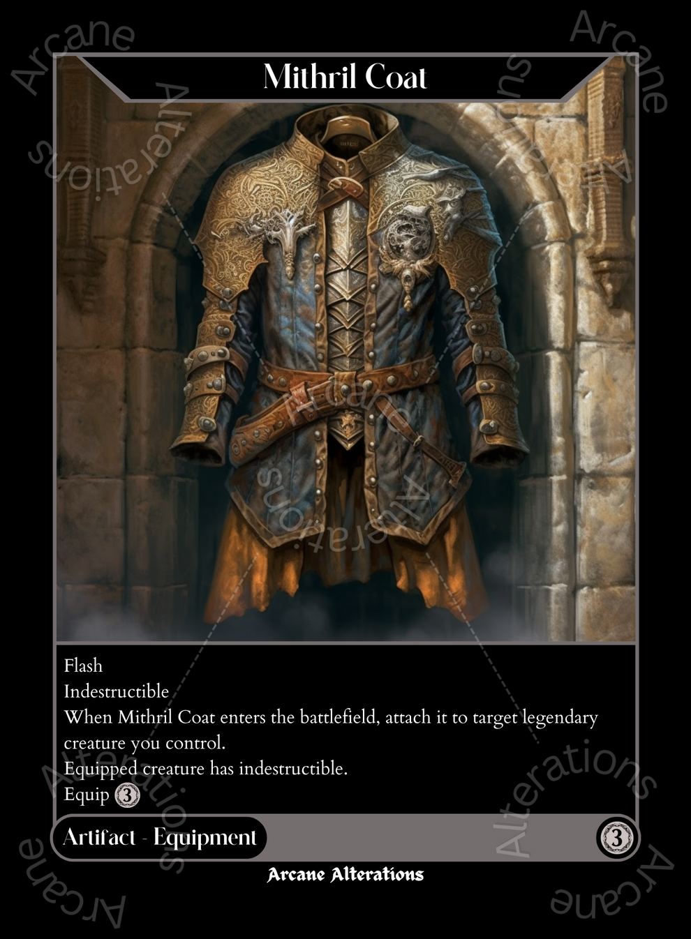 Mithril Coat - High Quality Altered Art Custom Proxy Cards ...