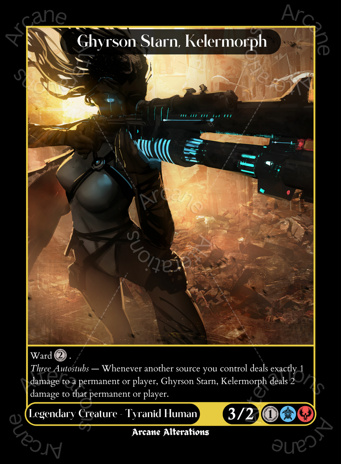 Ghyrson Starn, Kelermorph - High Quality Altered Art Custom Proxy Card ...